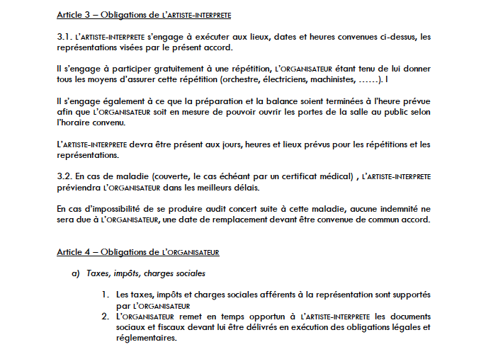 Les différents types de contrats dans le secteur musical - Court-Circuit - Fédération des ...